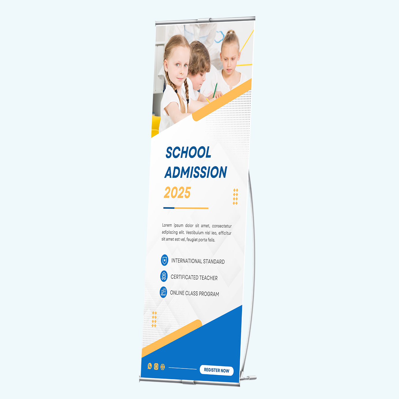 Banner with L stand – Staples Printing